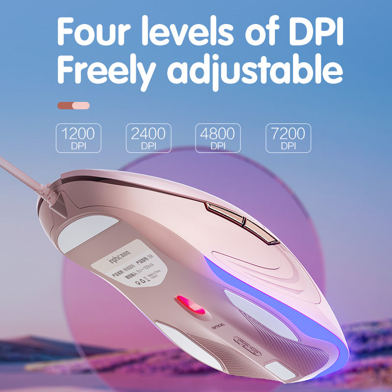 inphic B8 Wired Mouse | RGB Lighting | Wired Mouse for Laptop – inphic ...