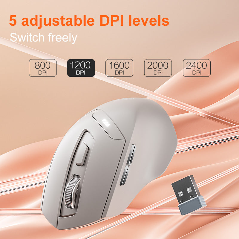 inphic DR6 Wireless Mouse | Bluetooth Mouse | 800-2400DPI – inphic ...