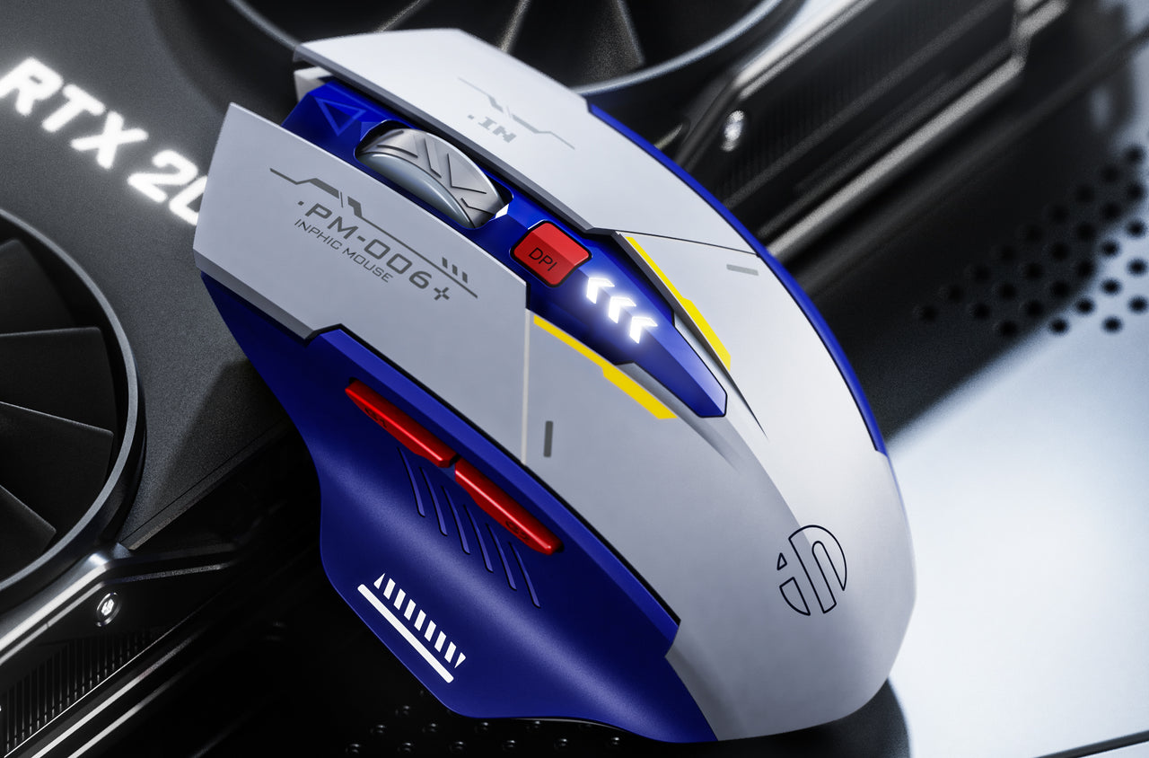 inphic F9 2.4G Mouse | Wireless Office Mouse | Mechanical Appearance ...