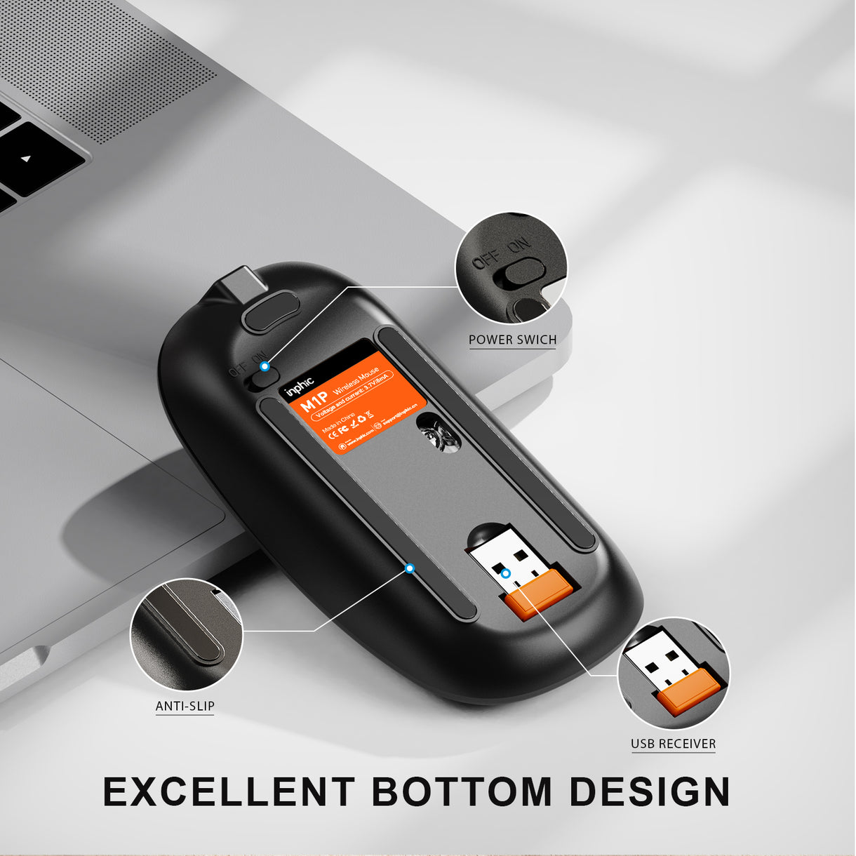 inphic M1P Wireless Mouse | Office Mouse | Ultra-thin Mouse – inphic ...