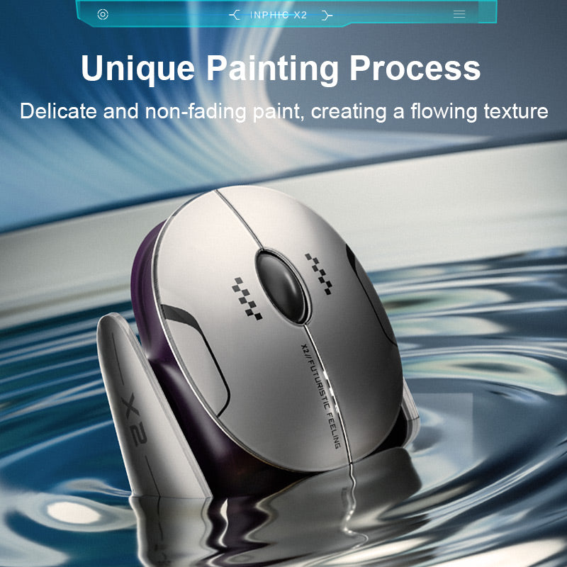 inphic X2 Bluetooth Mouse | 2.4G Wireless Mouse | Mechanical Appearance ...