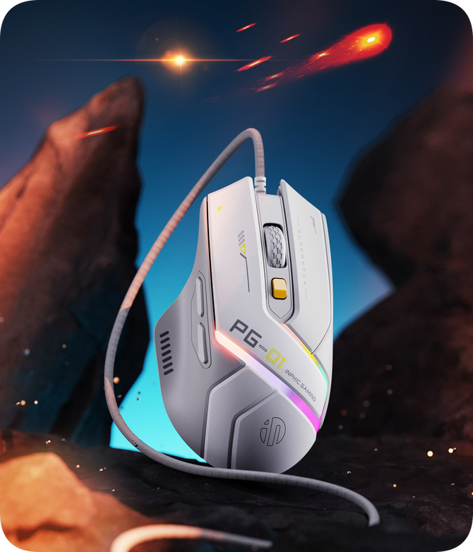 Inphic W8 Gaming Mouse Rgb Light Mouse Wired Mouse Inphic Electronics Co Ltd